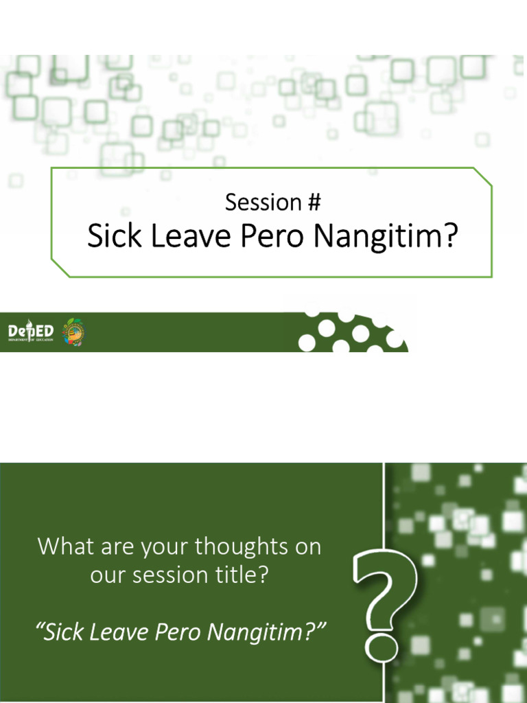 Understanding Leave Types in DepEd | PDF | Parental Leave | Sick Leave