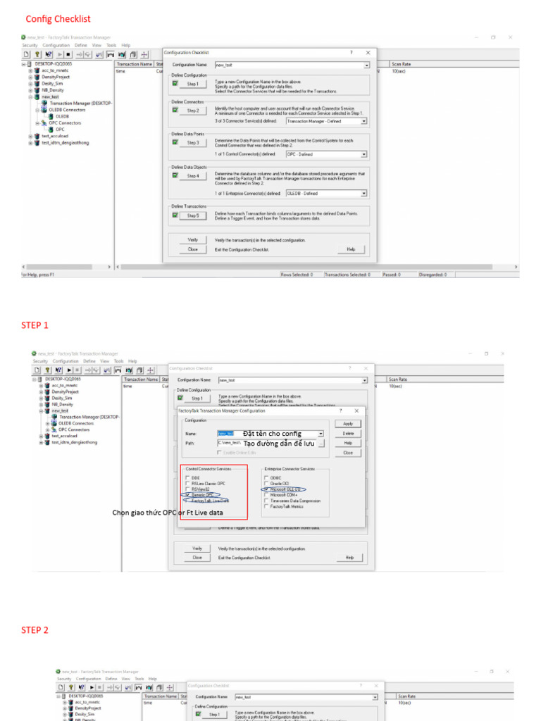 Khai Báo Checklist Khi Dùng OPC | PDF