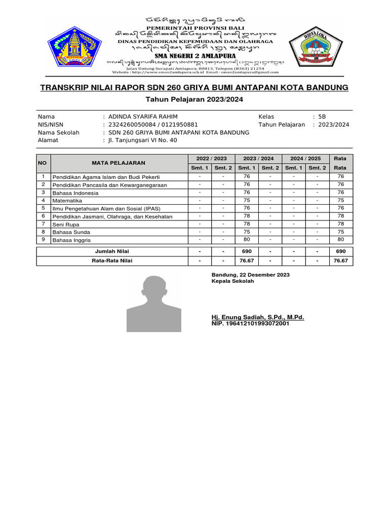 Transkrip Transkrip 5B | PDF