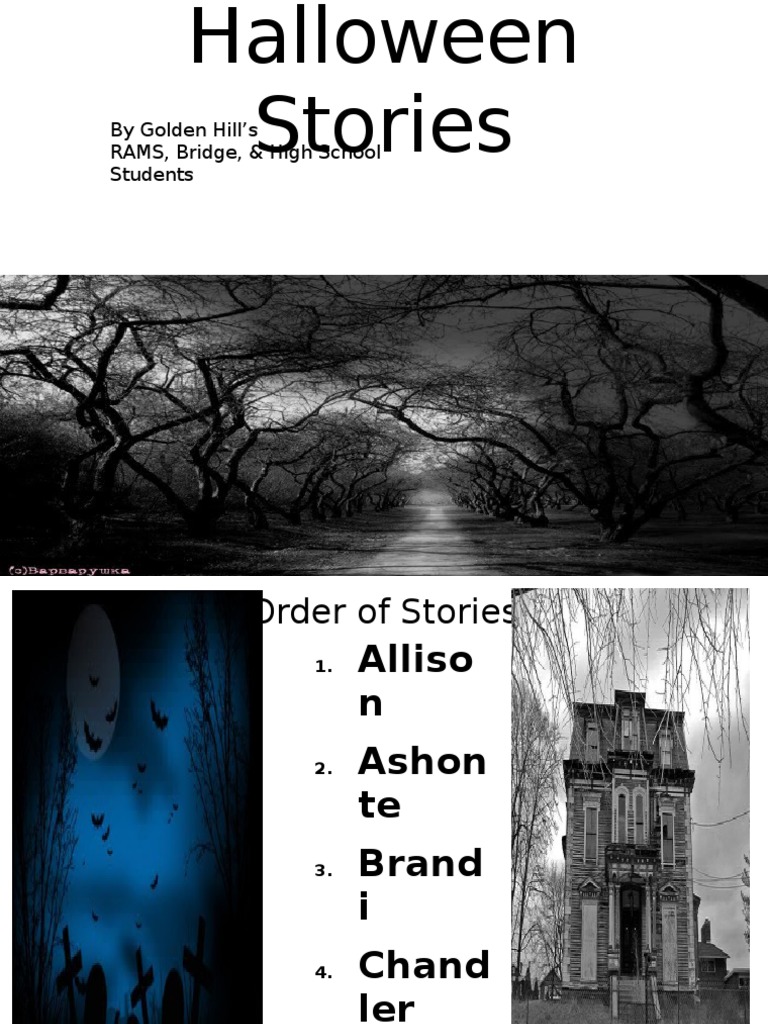Scary Storybook | PDF | Halloween | Leisure