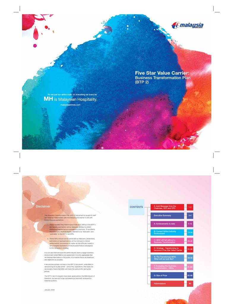 Business Transformation Plan (BTP 2) | Download Free PDF | Low Cost ...