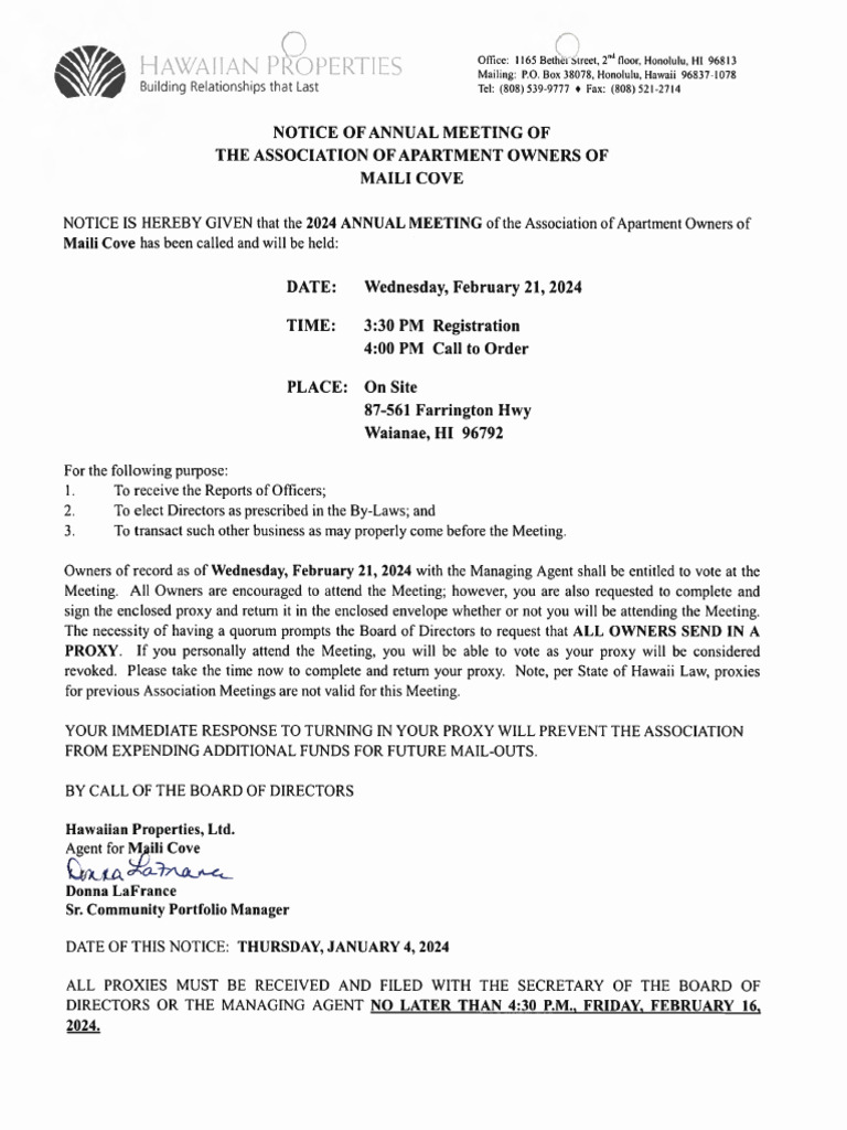 Notice of Bod Annual Meeting 21 Feb 24 | PDF