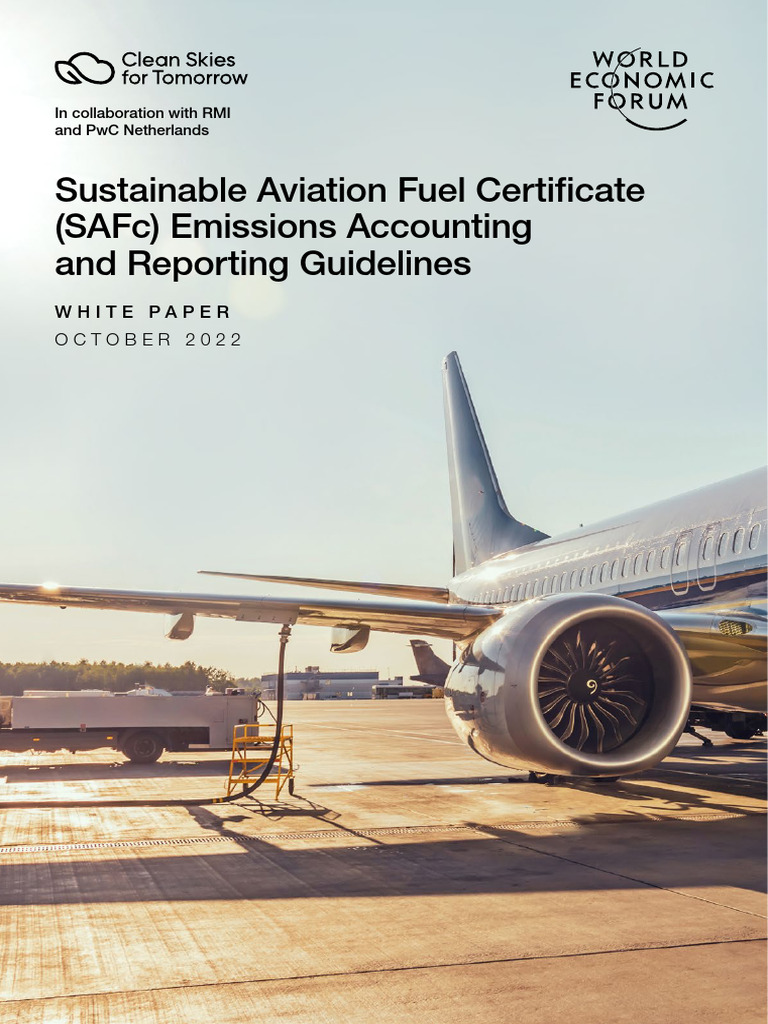 SAF Certificate Emissions Reporting Guidelines | PDF | Life Cycle ...