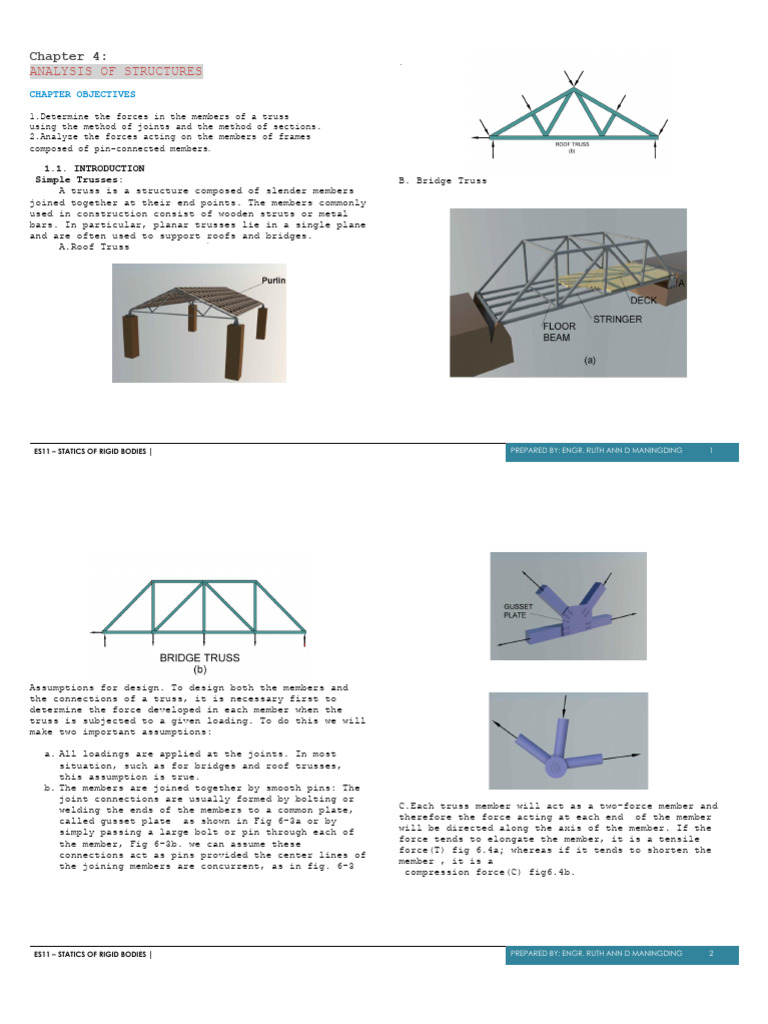 ES 11 Module04 1 | Download Free PDF | Truss | Force