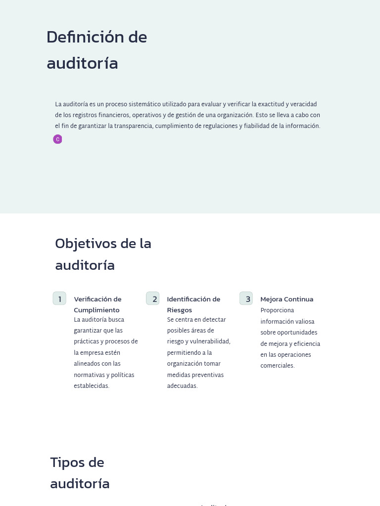 Definicion-De-Auditoria | PDF | Auditoría | Business