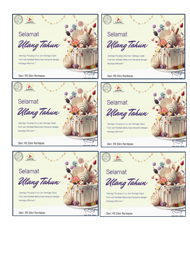 Ultah Card New | PDF