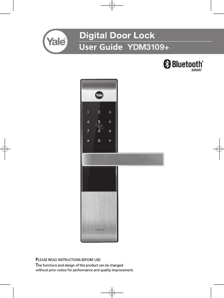 Yale User Guide Digital Door Lock | PDF