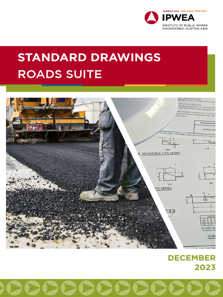 2023 Standard Drawings - Roads Rev2 | Download Free PDF | Concrete | Road