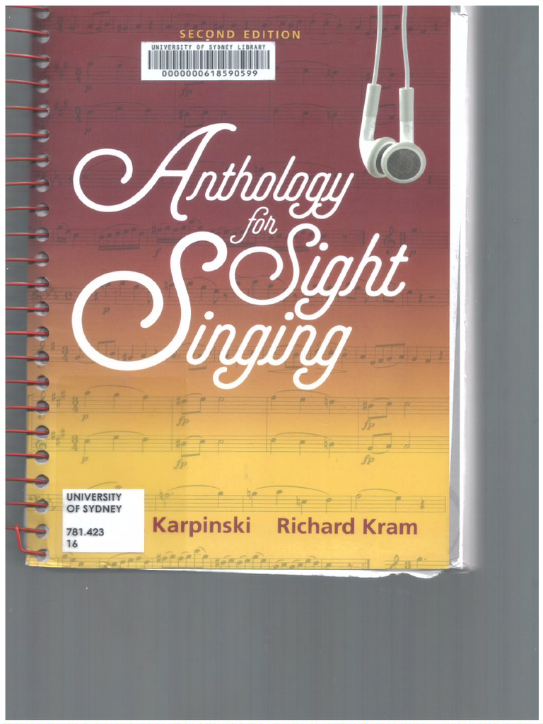Anthology For Sight Singing | PDF
