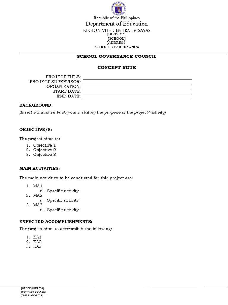 10 SGC MOV Concept Note OK | PDF
