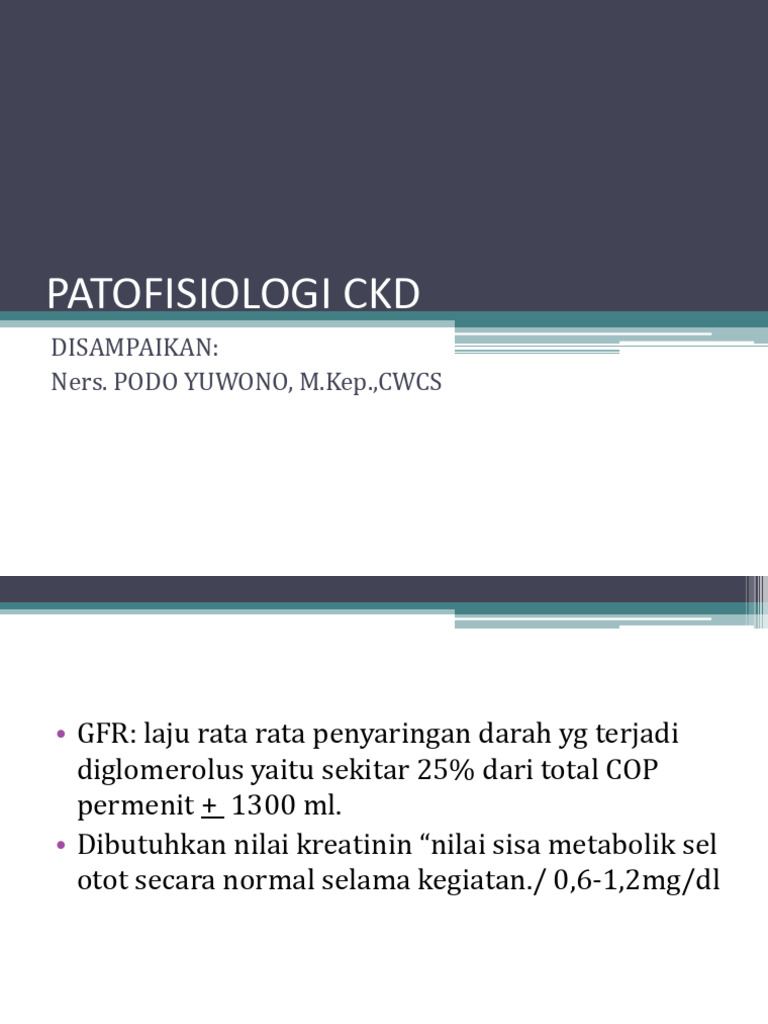 Patofisiologi CKD | PDF