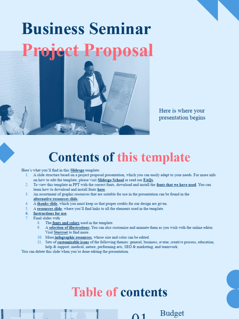 Business Seminar Project Proposal by Slidesgo | PDF | Planets | Solar ...