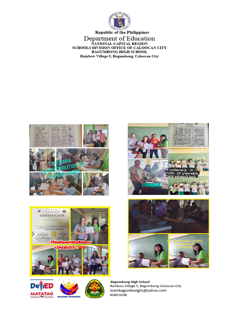 q2 Distribution of SF 92-15-2024 g8 | PDF | Philippines