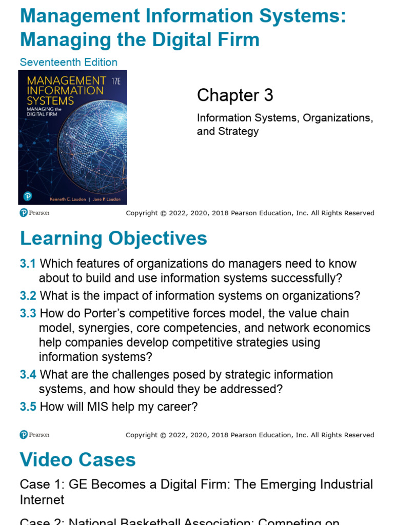 Laudon Mis17 PPT Ch03 | PDF | Organizational Structure | Economies