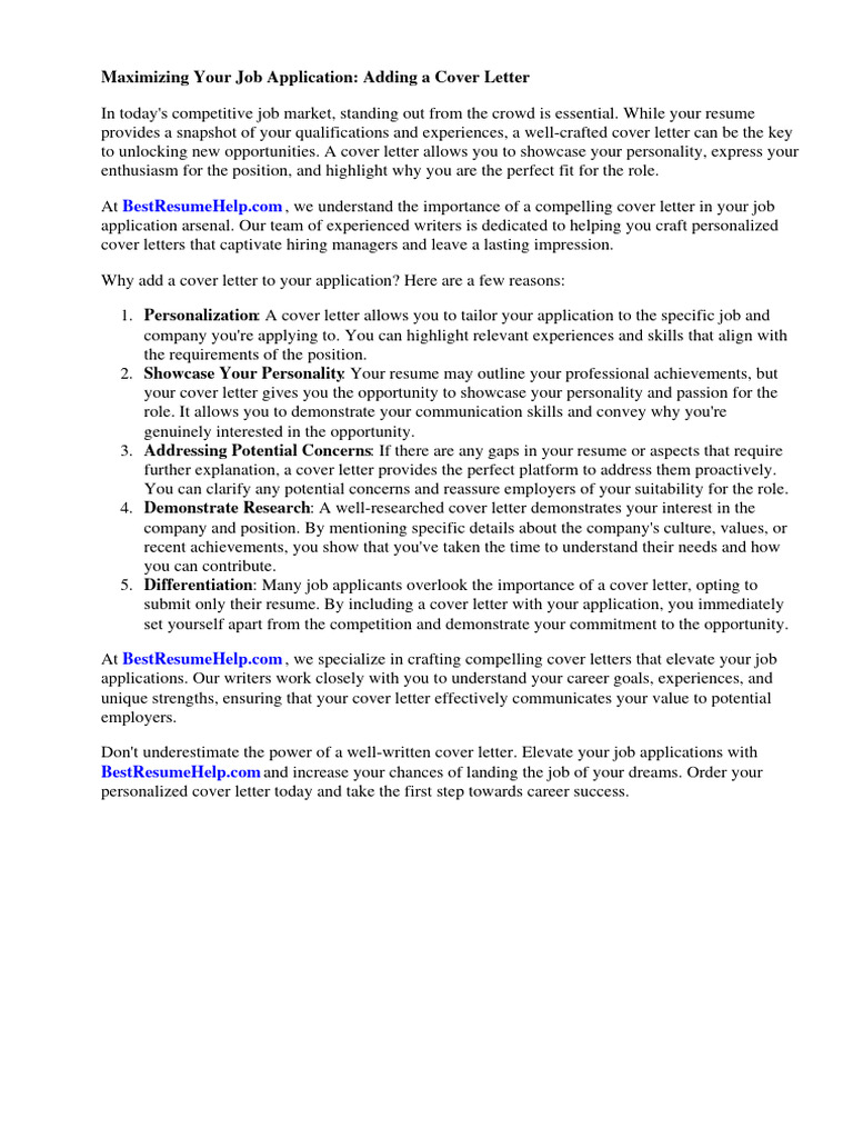Cover Letter Tips for Job Seekers | PDF | Résumé | Recruitment