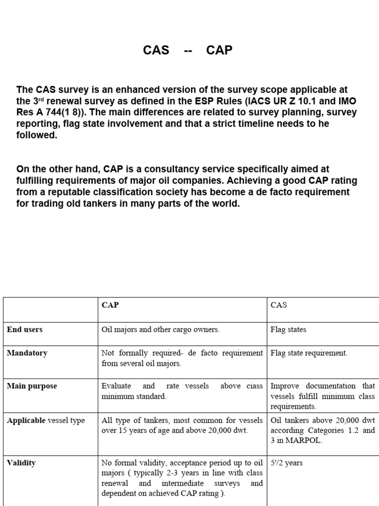 2D - Cas - Cap | PDF | Oil Tanker | Ships
