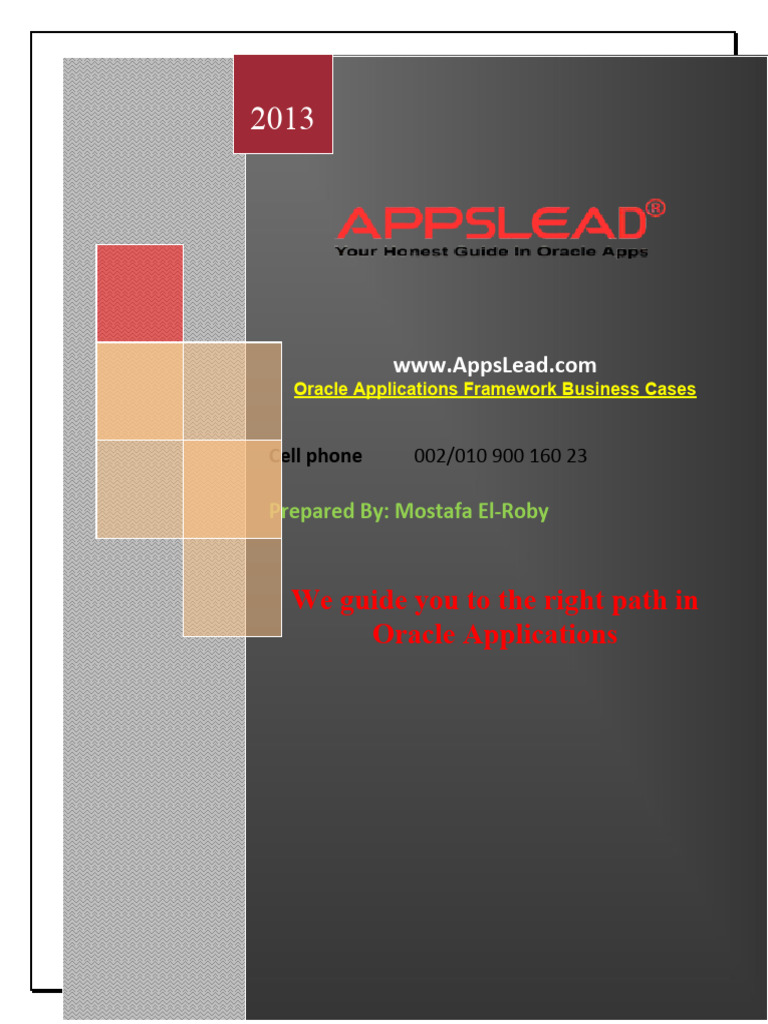 AppsLead OAF Cases | PDF | Computing | Data Management
