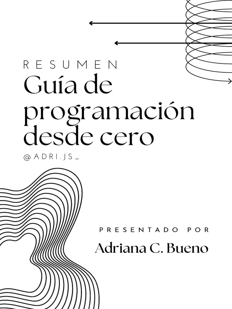 Guía de Programación Desde Cero | PDF | Lenguaje de programación ...
