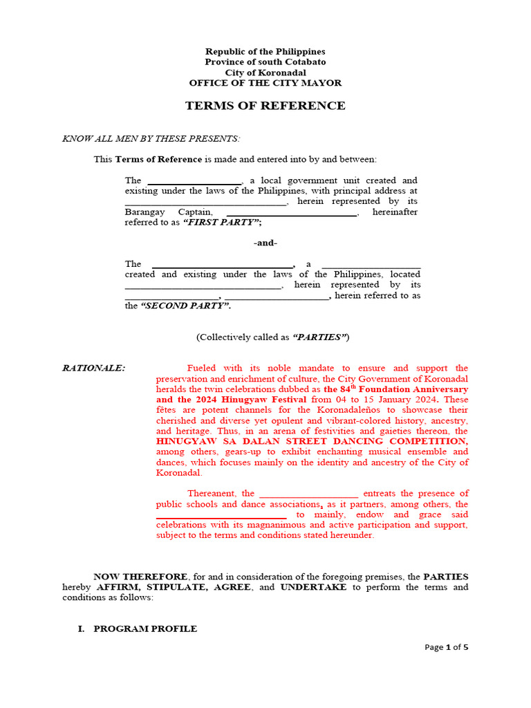 Tor Template | PDF | Government | Private Law