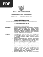 Contoh SK Pengangkatan Dan Penetapan Pengurus PKK Desa | PDF