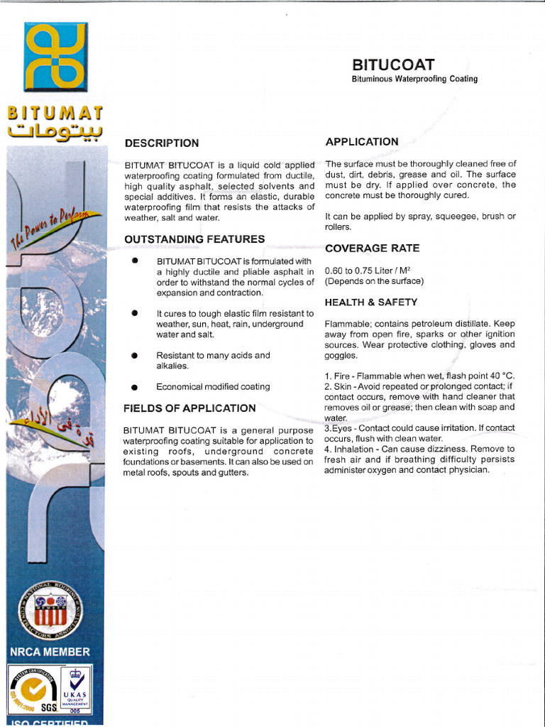 Bitucoat | PDF