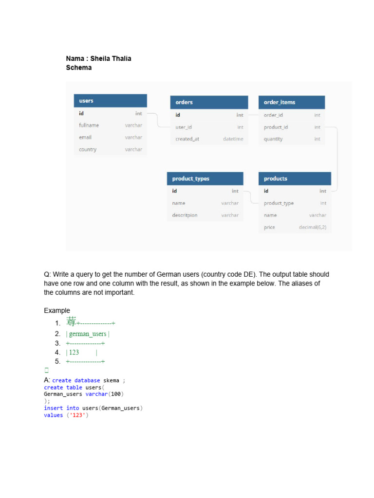 Jawaban SQL - Test | PDF