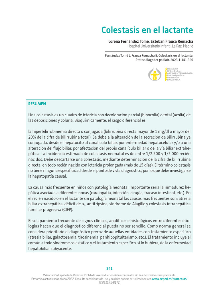 28 Colestasis | PDF | Gastroenterología | Sistema digestivo