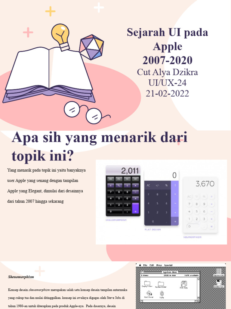 Evolusi Desain UI Apple 2007-2020 | PDF