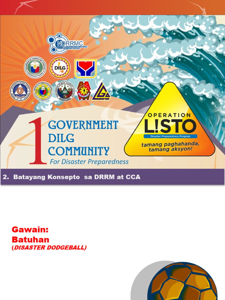 DRRM Concepts & Legal Basis | PDF