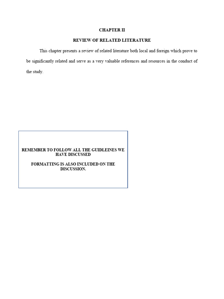 Chapter II RRL | PDF Chapter II RRL | PDF