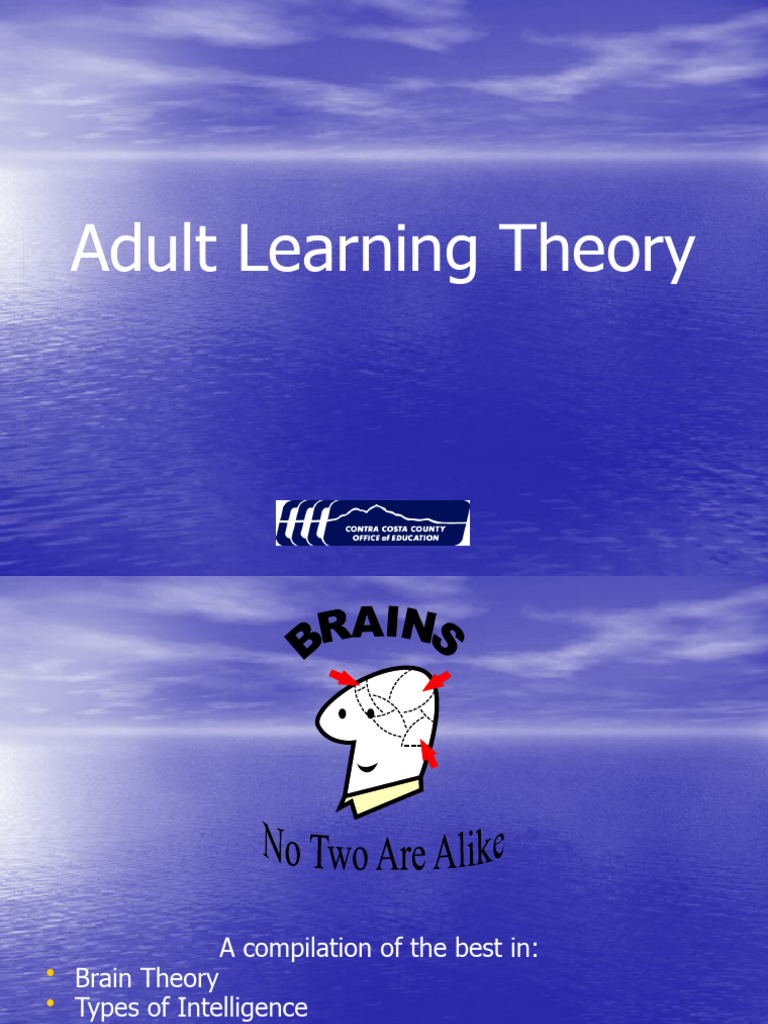 Adult Learning Theory Pdf Learning Memory