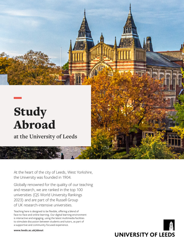 Leeds Facts Brochure 23-24 For Partners | PDF | Course Credit | Academia