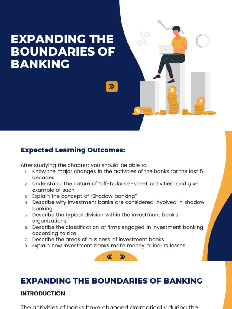 Lesson 10 Expanding The Boundaries of Banking | PDF | Investment ...