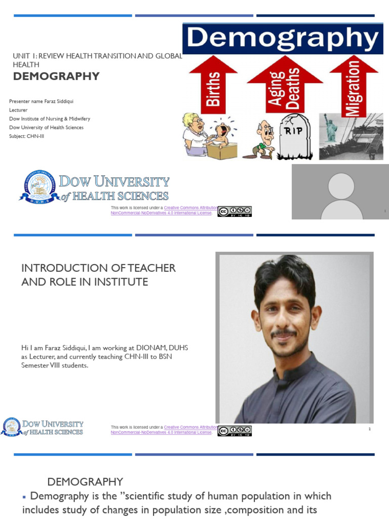 Demography (Unit1) CHN-III | PDF | Demography | Mortality Rate