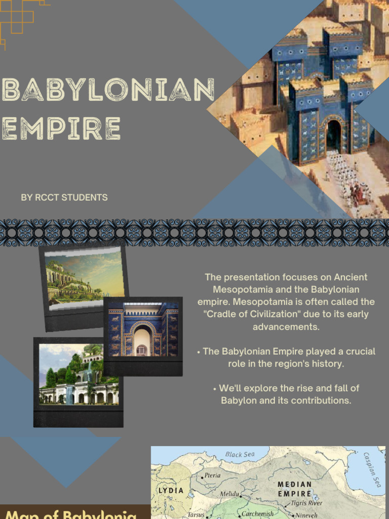 Babylonian Civilization - 1 | PDF | Babylonia | Mesopotamia