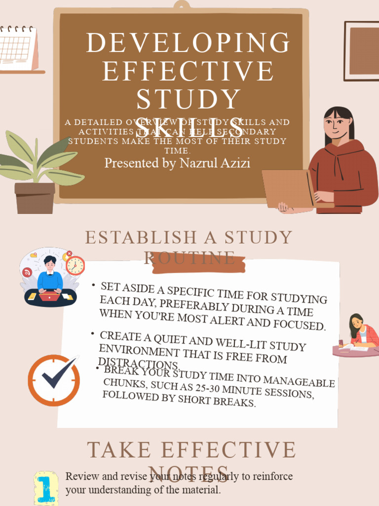 Study Skills Nazrul Azizi | PDF | Study Skills | Reading Comprehension