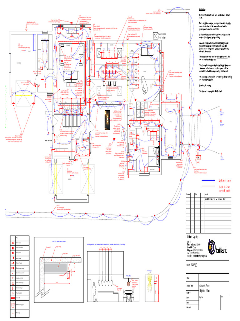 SAMPLE PLAN Lutron Based | PDF | Buildings And Structures | Building ...