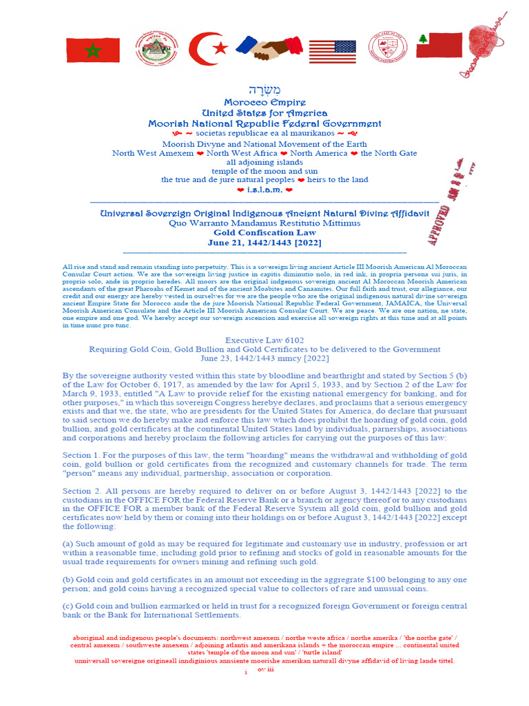 Universal Sovereign Original Indigenous Ancient Natural Divine ...