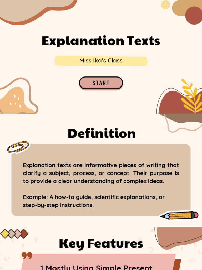 Explanation Texts | PDF | Subject (Grammar) | Earth