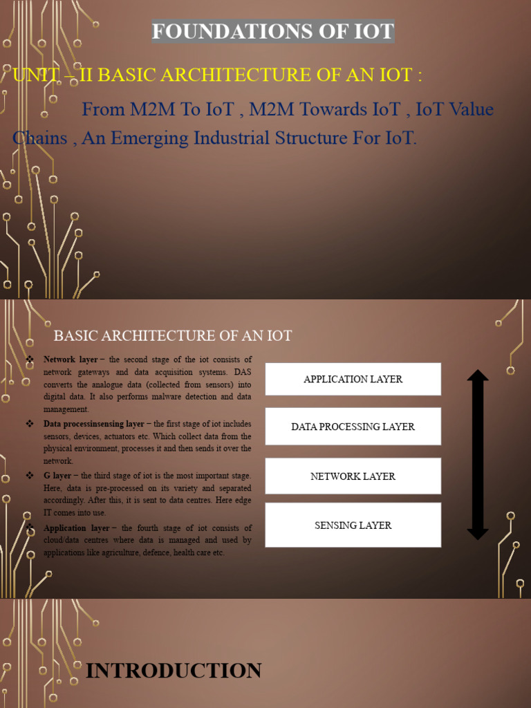 Foundations of Iot | PDF | Internet Of Things | Computer Network