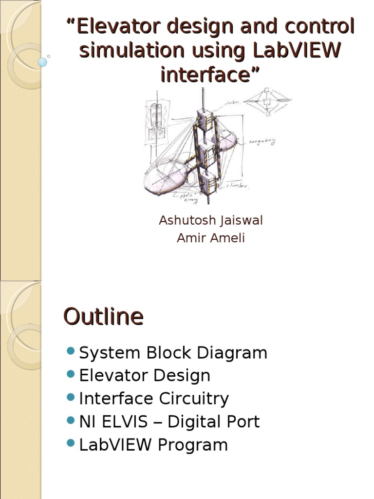 Elevator Design and Control Simulation Using LabVIEW (2003) | PDF