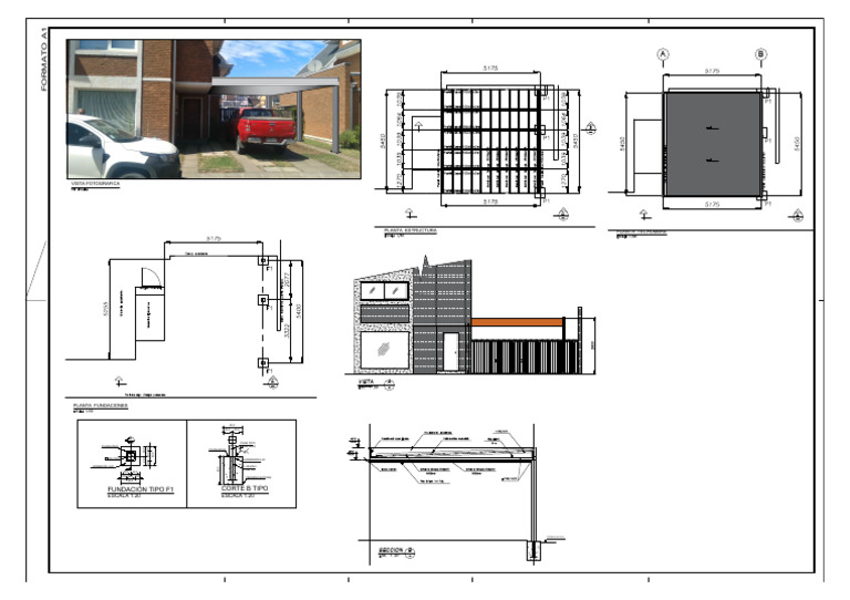 Plano Estacionamiento | PDF | Ingeniería estructural | Ingeniero civil
