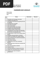 Farana Checklist | PDF | Crane (Machine) | Truck