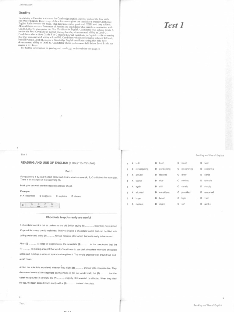 Ffs 3 - Practice Test 1 | PDF
