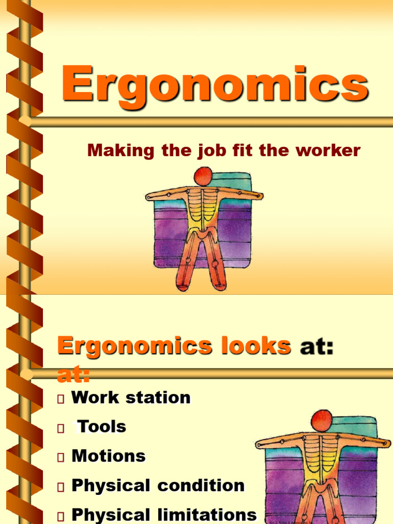 Ergonomics | PDF | Human Diseases And Disorders | Diseases And Disorders