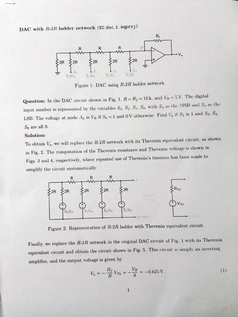 R-2R Ladder | PDF | Analog Circuits | Electronic Circuits