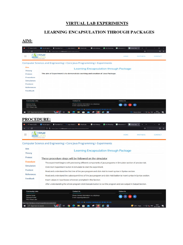 Oops Virtual Lab | PDF | Computers