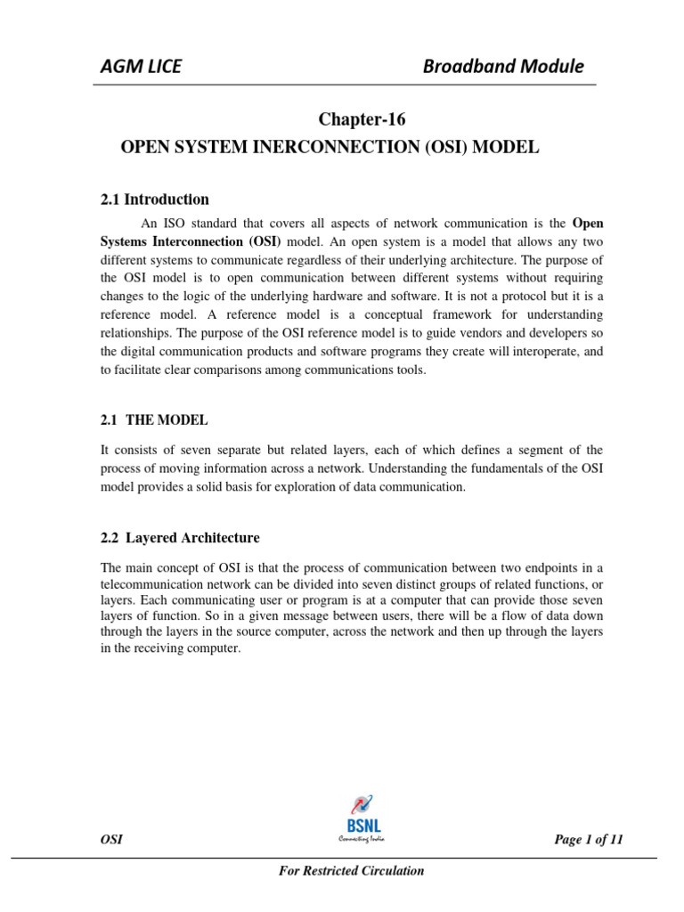 Agm Lice Broadband Module | PDF | Osi Model | Computer Network