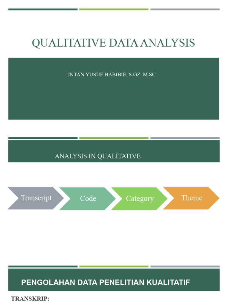 Qualitative Data Analysis | PDF | Karier & Perkembangan | Seni
