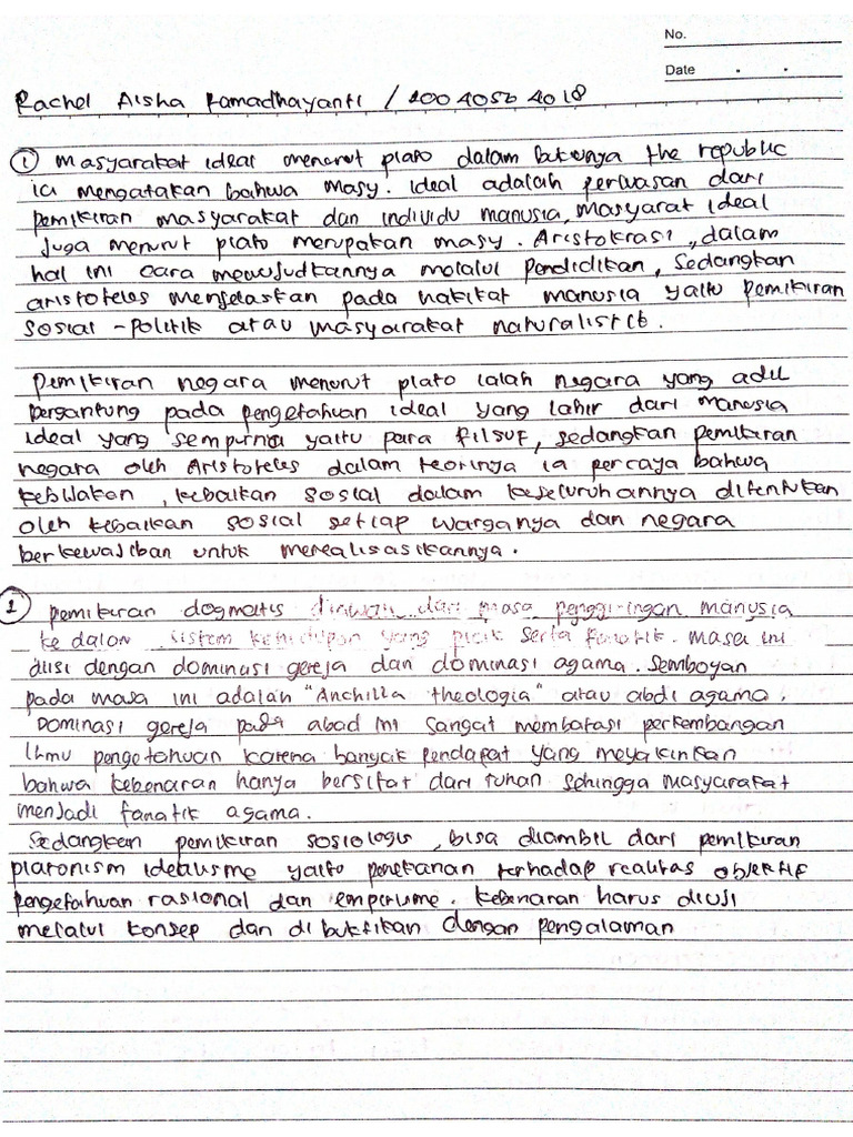 Rachel Aisha - Uts TSK | PDF